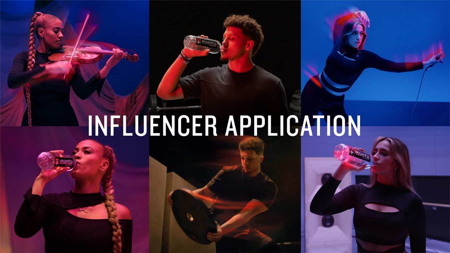 influencer application | Essentia Water