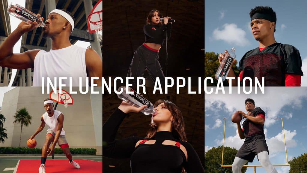 influencer application | Essentia Water